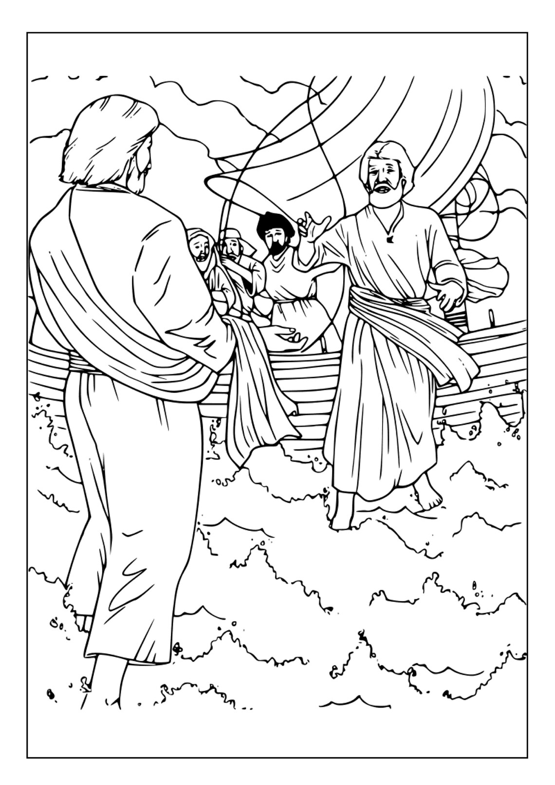 Printable Bible Coloring Pages for Kids & Adults 90 Pages Instant ...