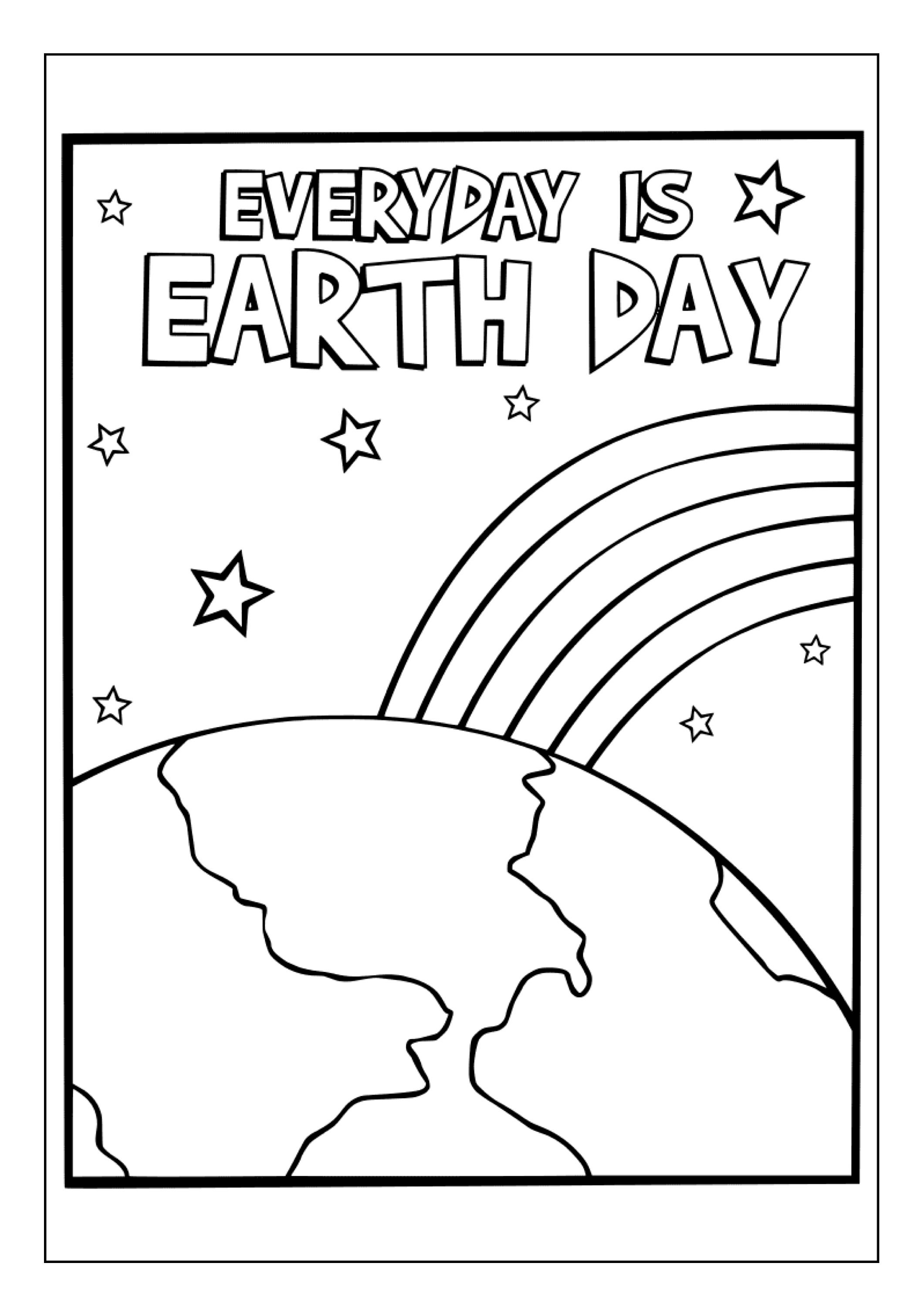 Printable Earth Coloring Pages for Kids and Adults | 90 Pages | Instant ...