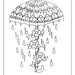 Printable Umbrella Coloring Pages for Kids & Adults 25 Pages Instant ...