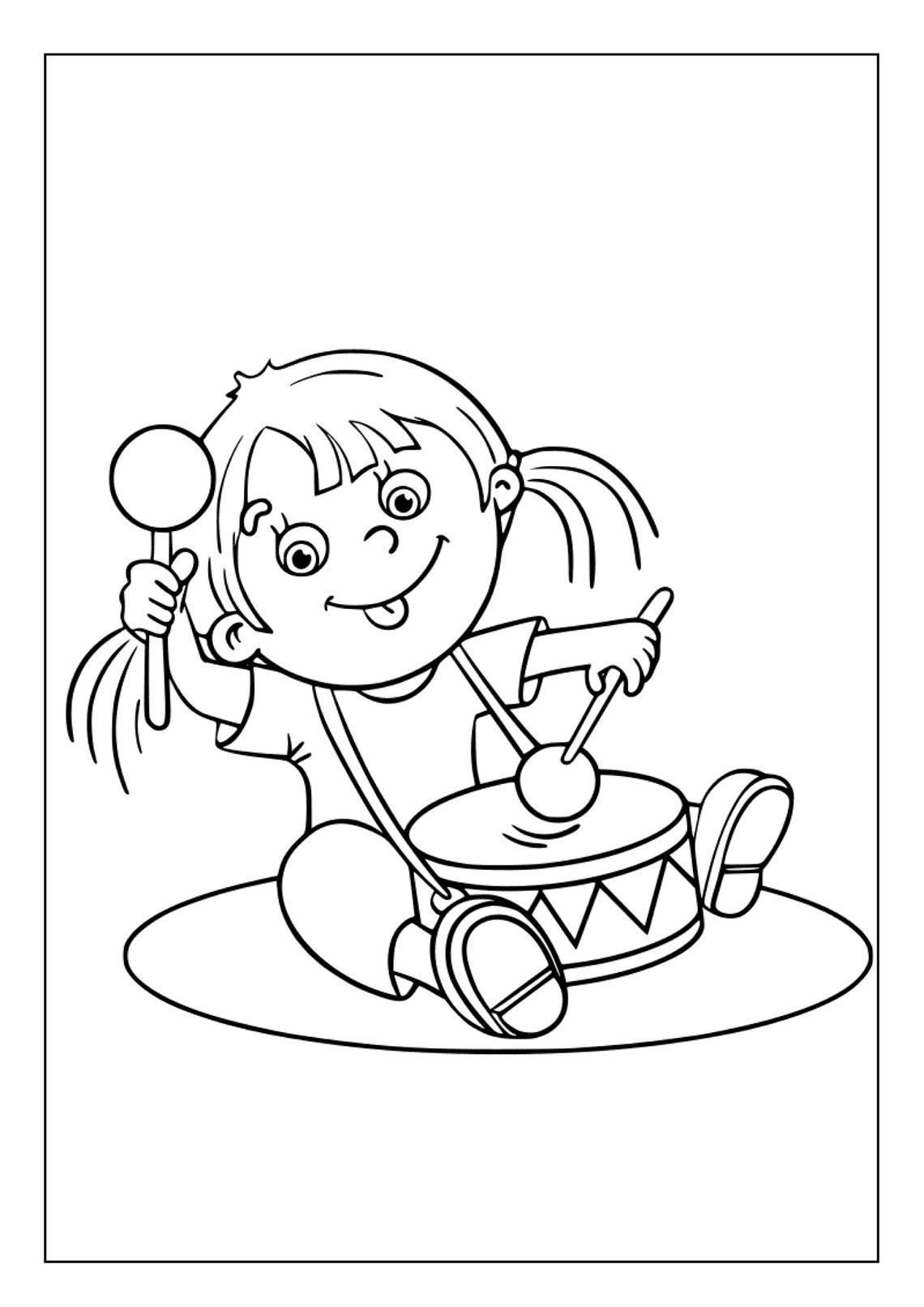 Printable Drum Coloring Pages for Kids & Adults | 35 Pages | Digital ...