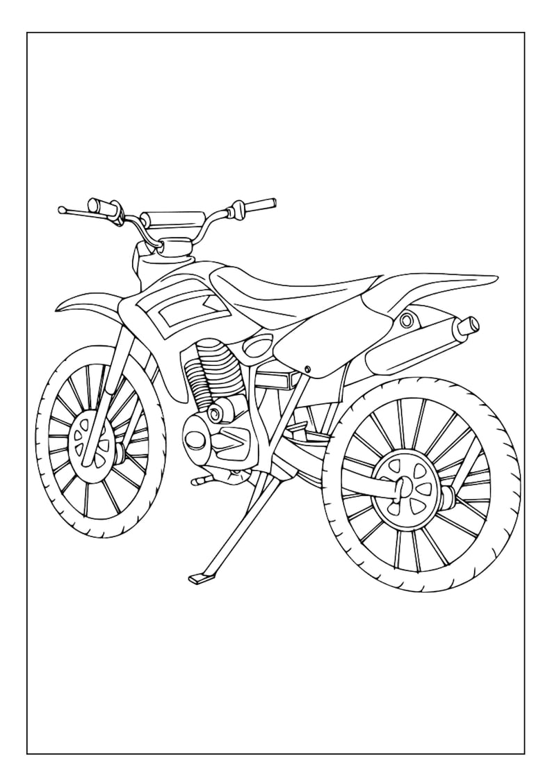 Printable Dirt Bike Coloring Pages for Kids & Adults | 45 Pages ...