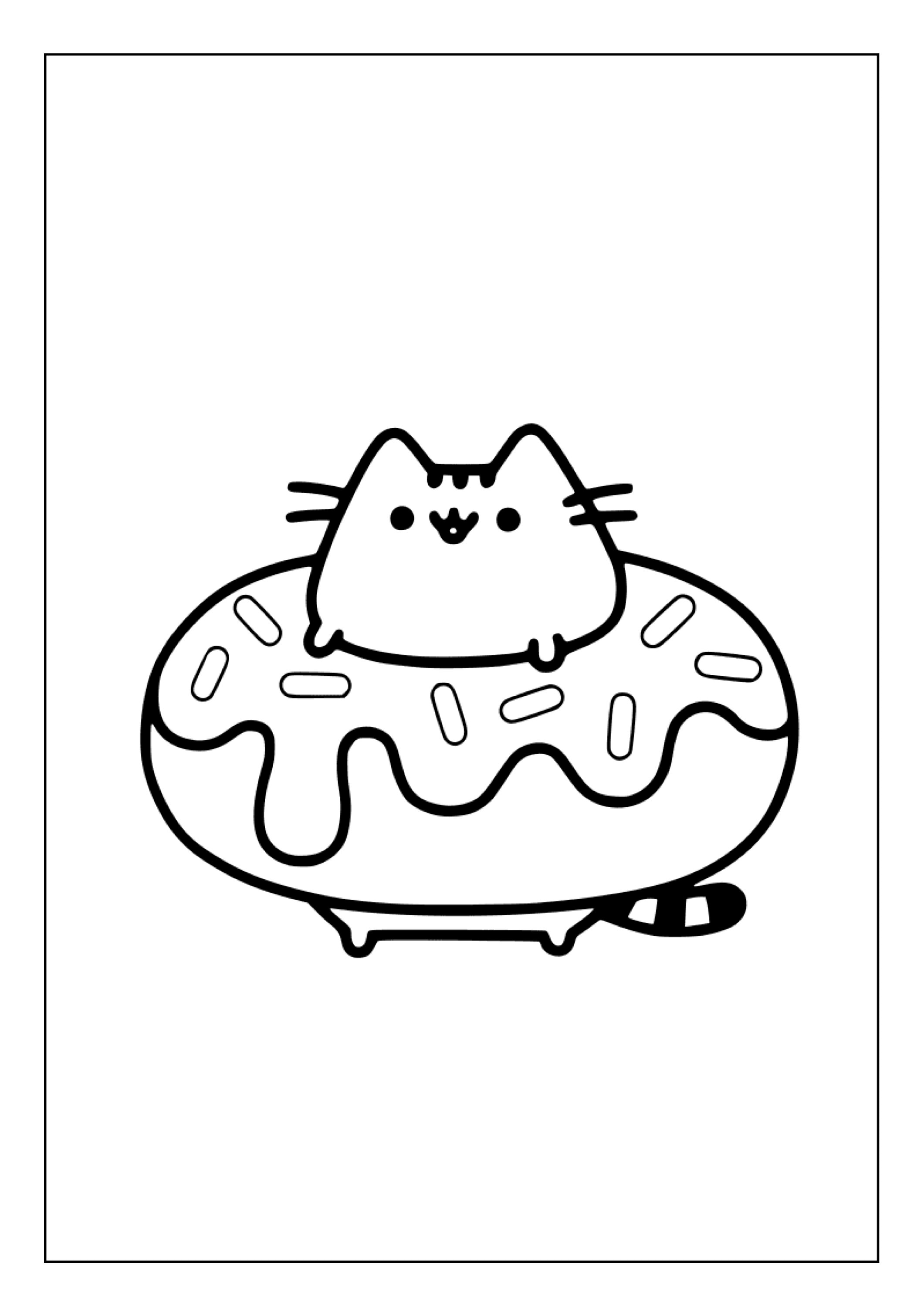 Printable Cute Food Coloring Pages for Kids and Adults | 100 Pages ...