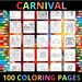 Printable Carnival Coloring Pages for Kids and Adults | 100 Pages ...