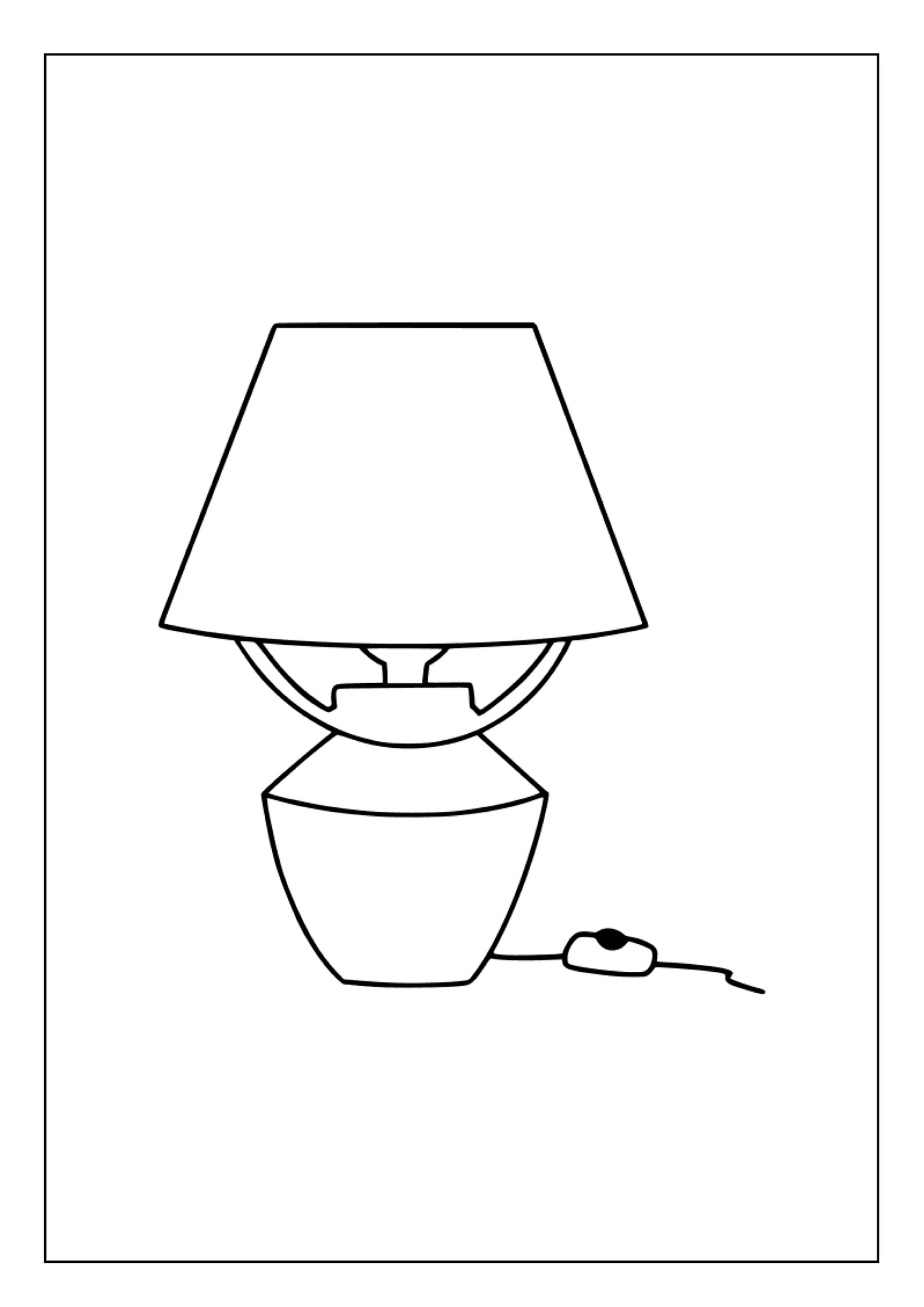 Printable Household Items Coloring Pages for Kids & Adults | 45 Pages ...