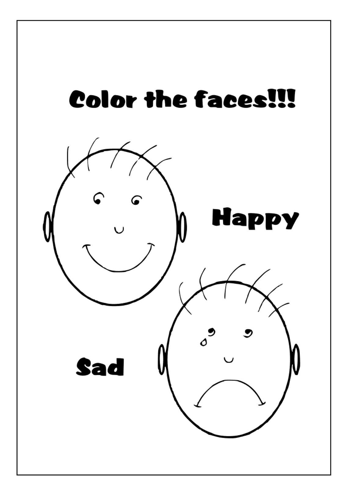 Printable Feelings Coloring Pages for Kids & Adults | 100 Pages ...