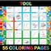 Printable Tool Coloring Pages for Kids & Adults | 55 Pages | Instant ...