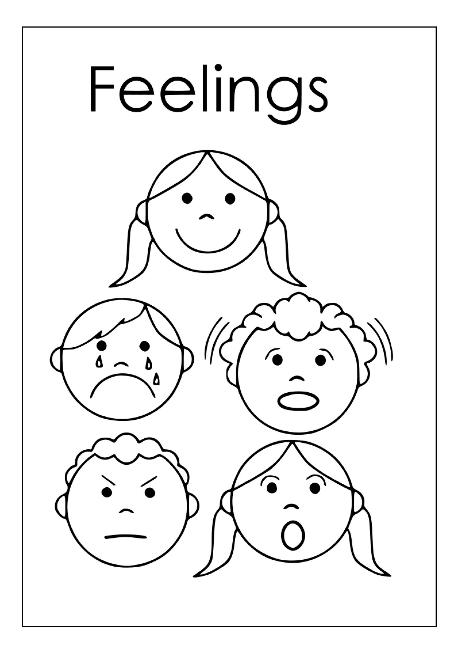 Printable Feelings Coloring Pages for Kids & Adults | 100 Pages ...