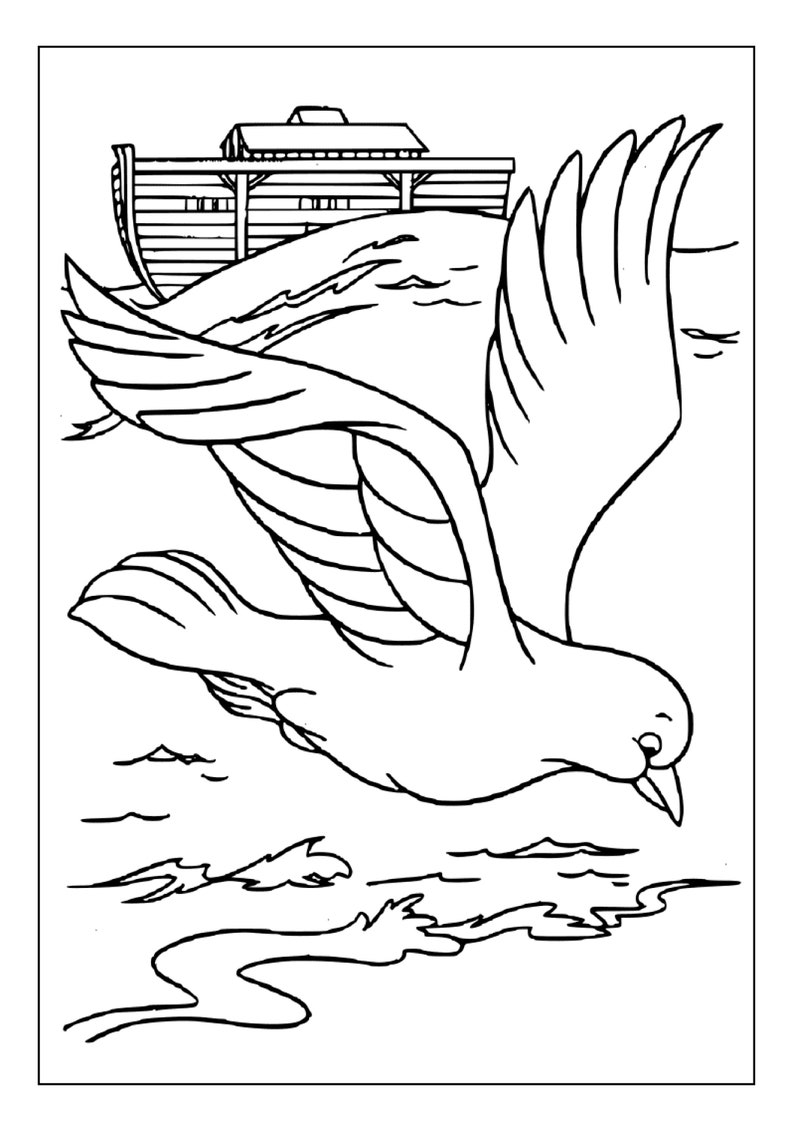 Printable Dove Coloring Pages for Kids & Adults | 50 Pages | Instant ...
