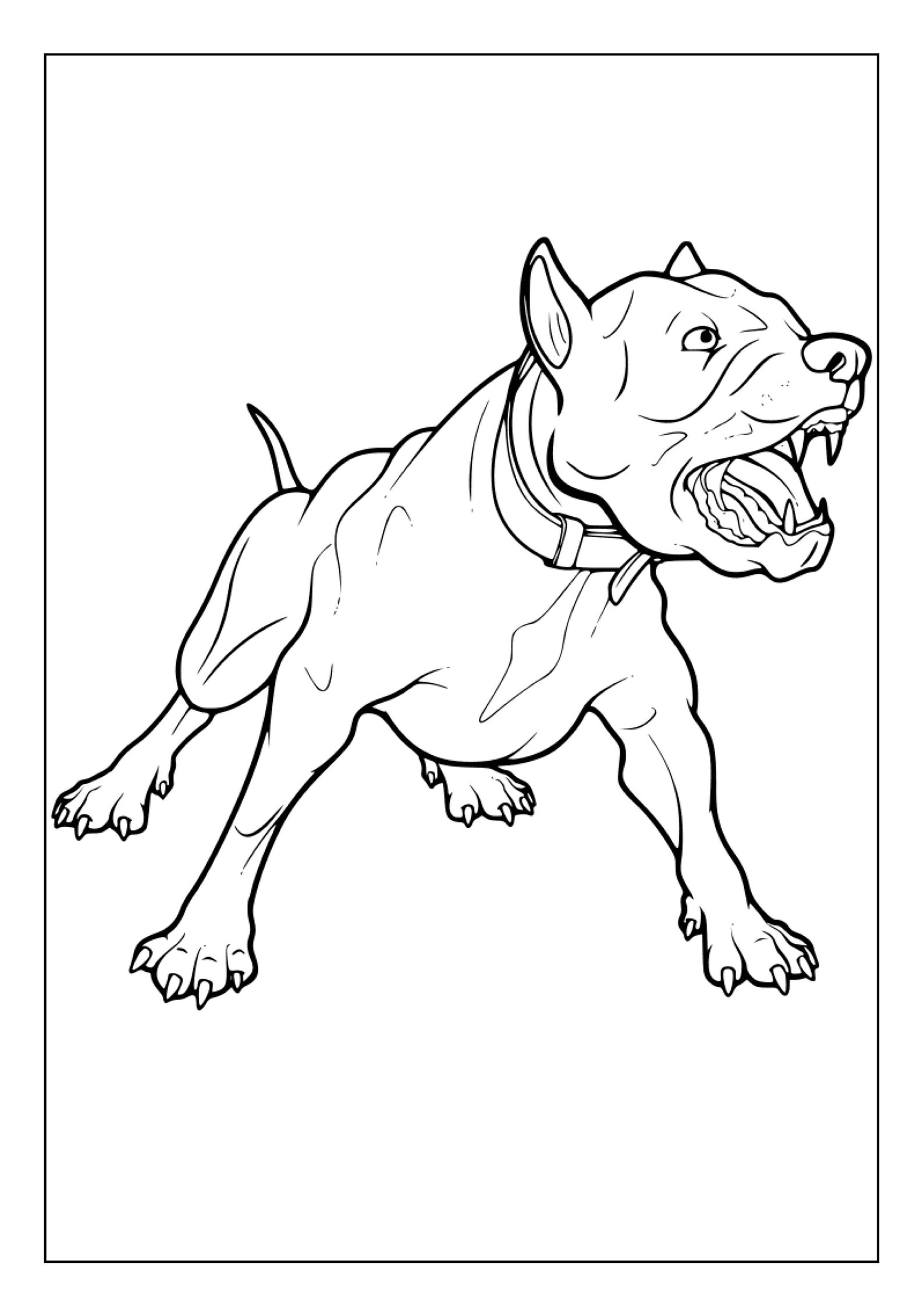 Printable Pitbull Coloring Pages for Kids and Adults | 90 Pages ...