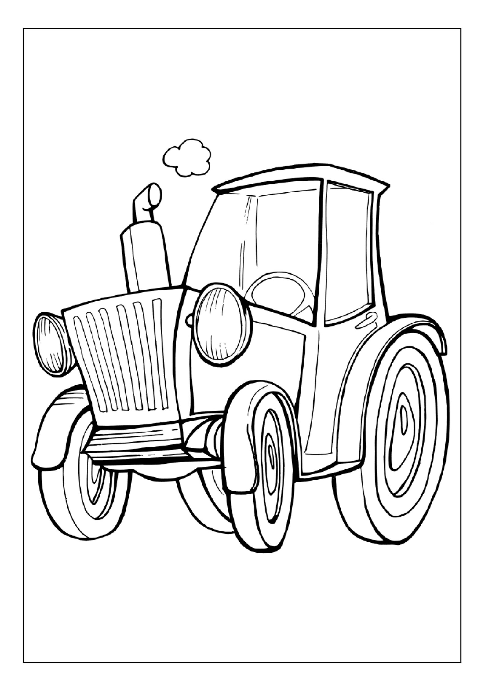 Printable Tractor Coloring Pages for Kids and Adults | 90 Pages ...