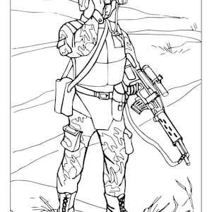 Printable Military Coloring Pages for Kids & Adults 30 Pages Instant ...