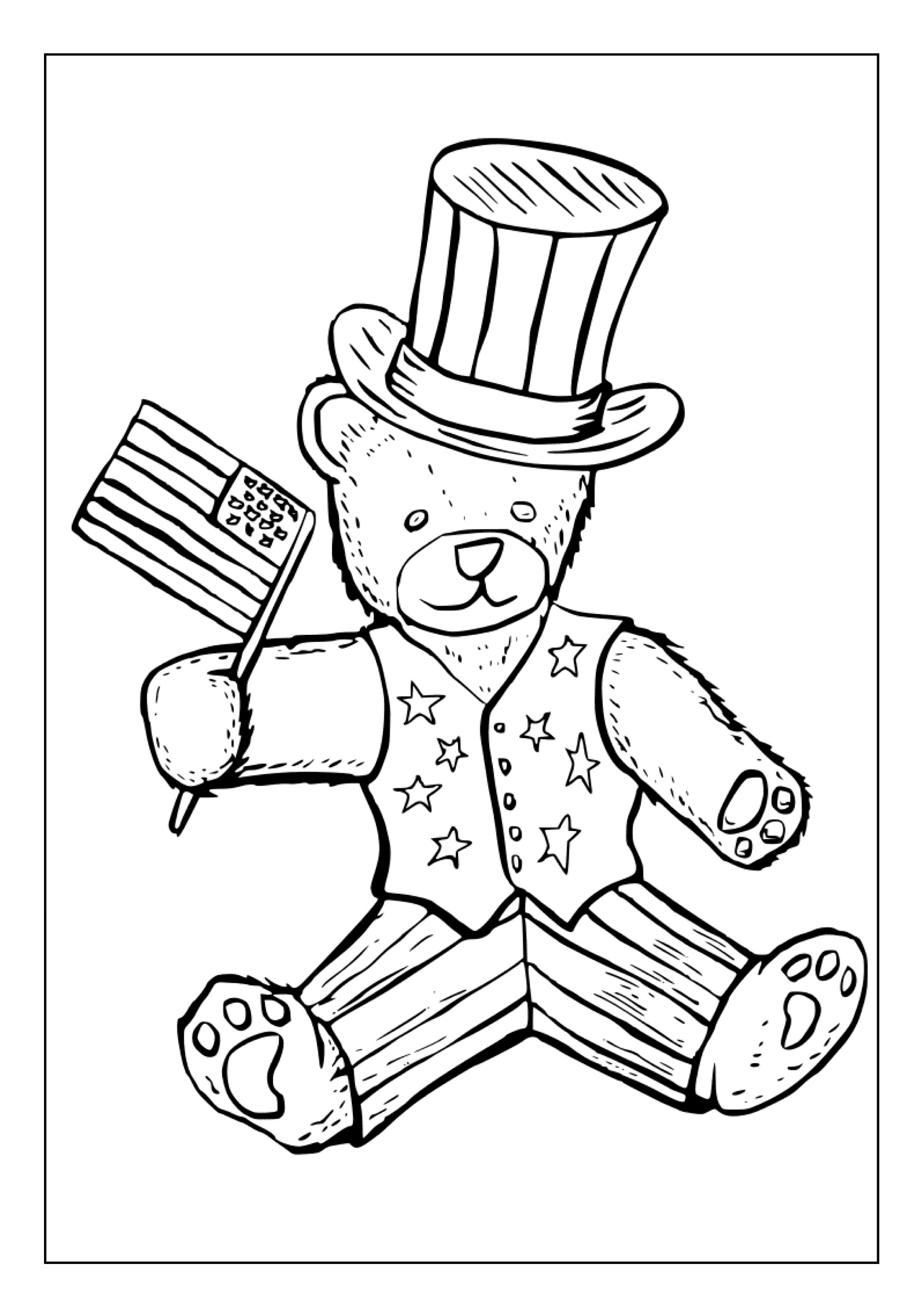 Printable Patriotic Coloring Pages for Kids and Adults | 100 Pages ...