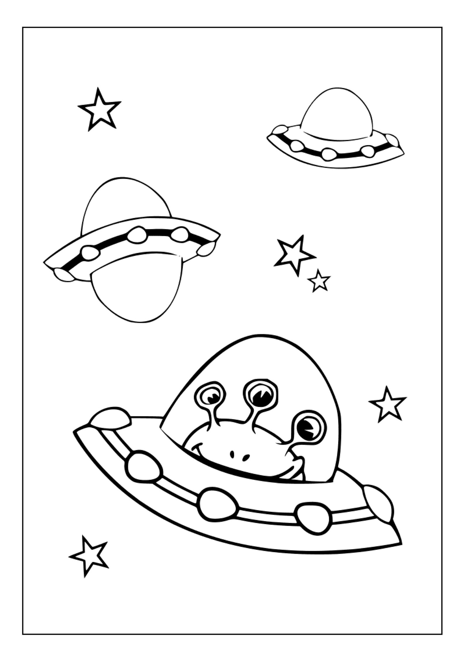 Printable Alien Coloring Pages for Kids and Adults | 100 Pages ...
