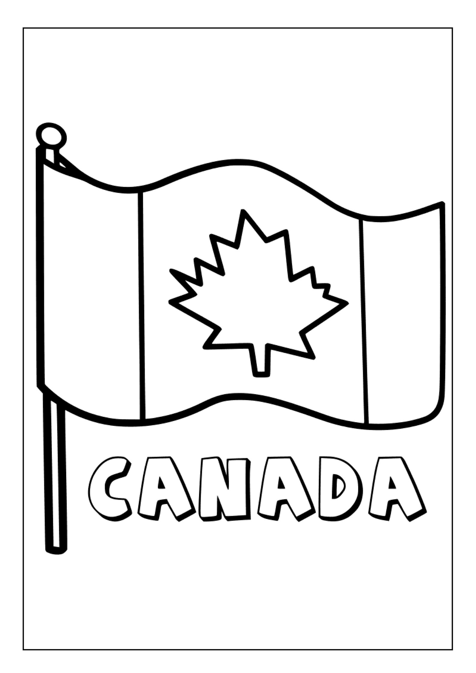 Printable Canada Coloring Pages for Kids & Adults | 60 Pages | Instant ...