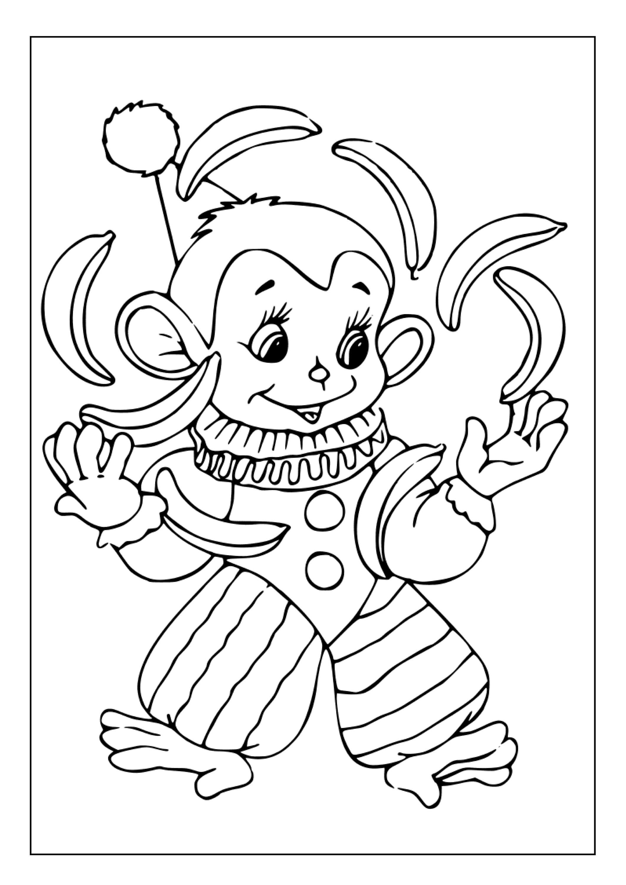 Printable Monkey Coloring Pages for Kids and Adults | 90 Pages ...