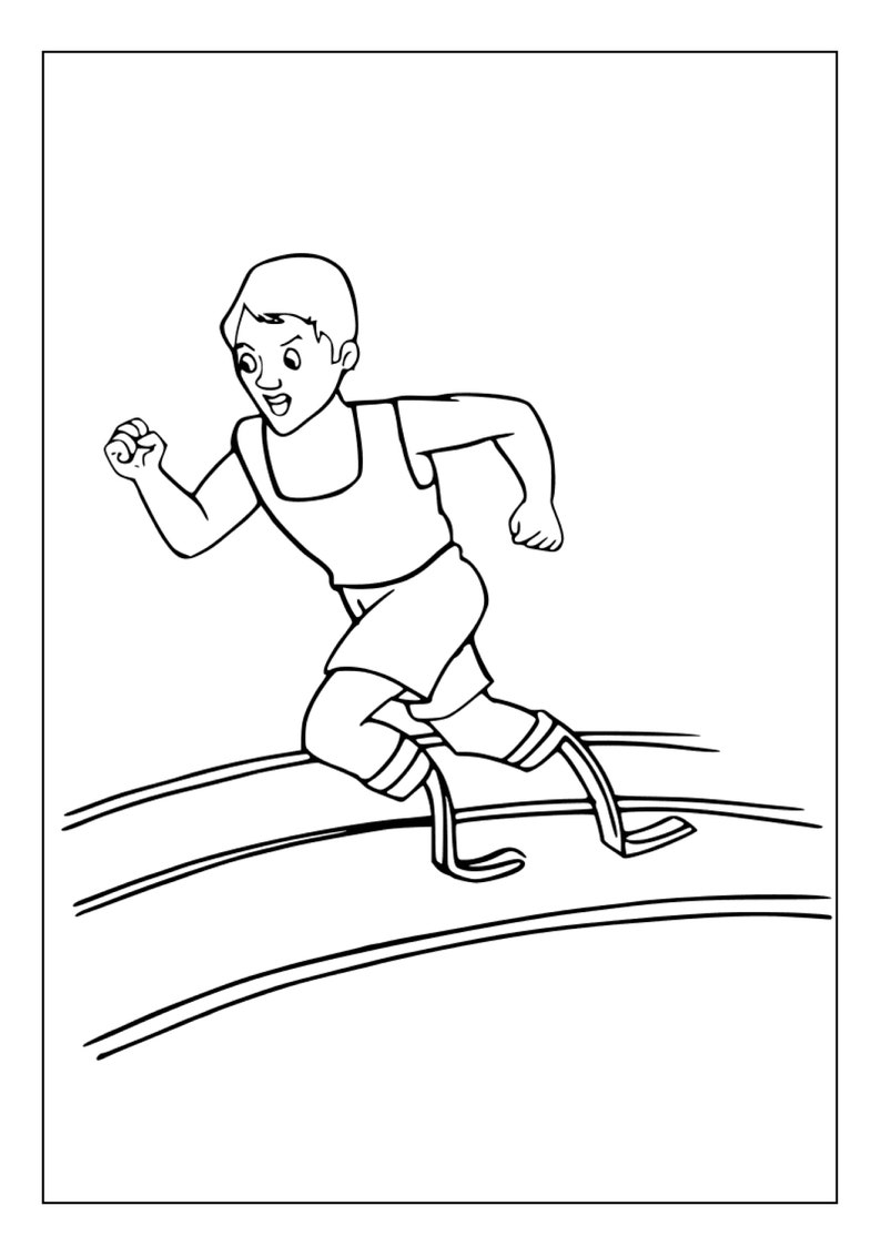 Printable Running Coloring Pages for Kids and Adults | 90 Pages ...