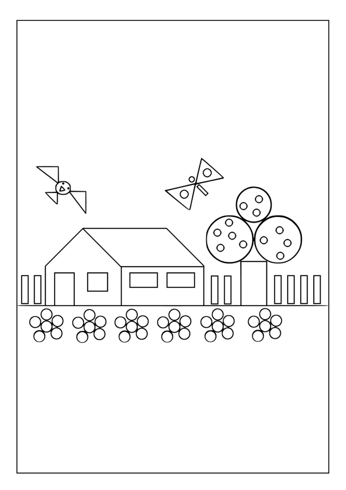 Printable Shapes Coloring Pages for Kids and Adults 75 Pages Instant ...