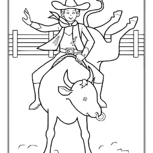 Printable Cowboy Coloring Pages for Kids and Adults | 130 Pages ...