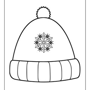 Printable Hat Coloring Pages for Kids and Adults | 90 Pages | Instant ...