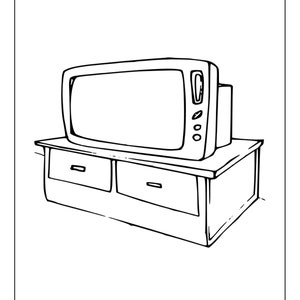 Printable Home Appliances Coloring Pages for Kids & Adults | 35 Pages ...
