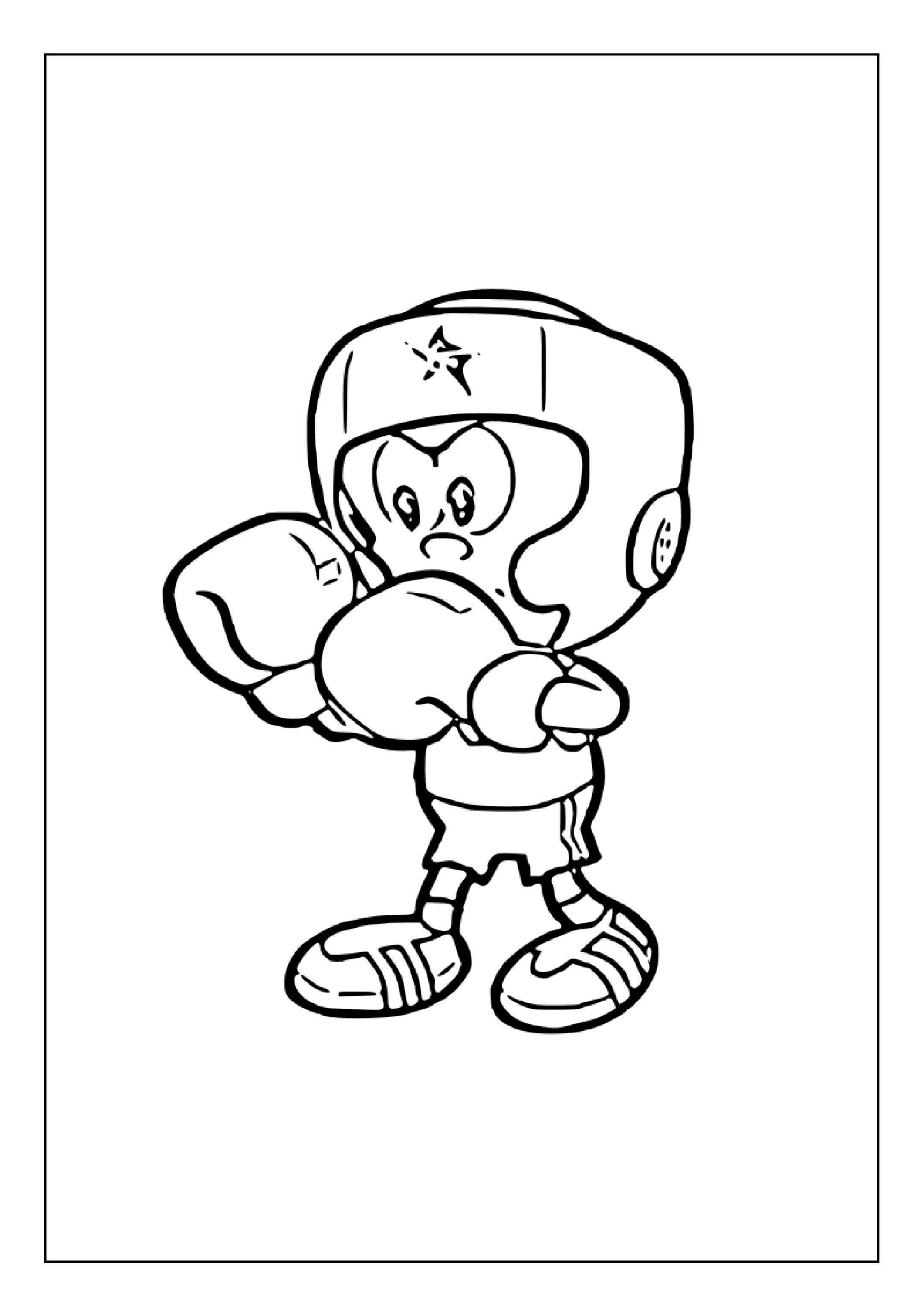Printable Boxing Coloring Pages for Kids & Adults 25 Pages Instant ...