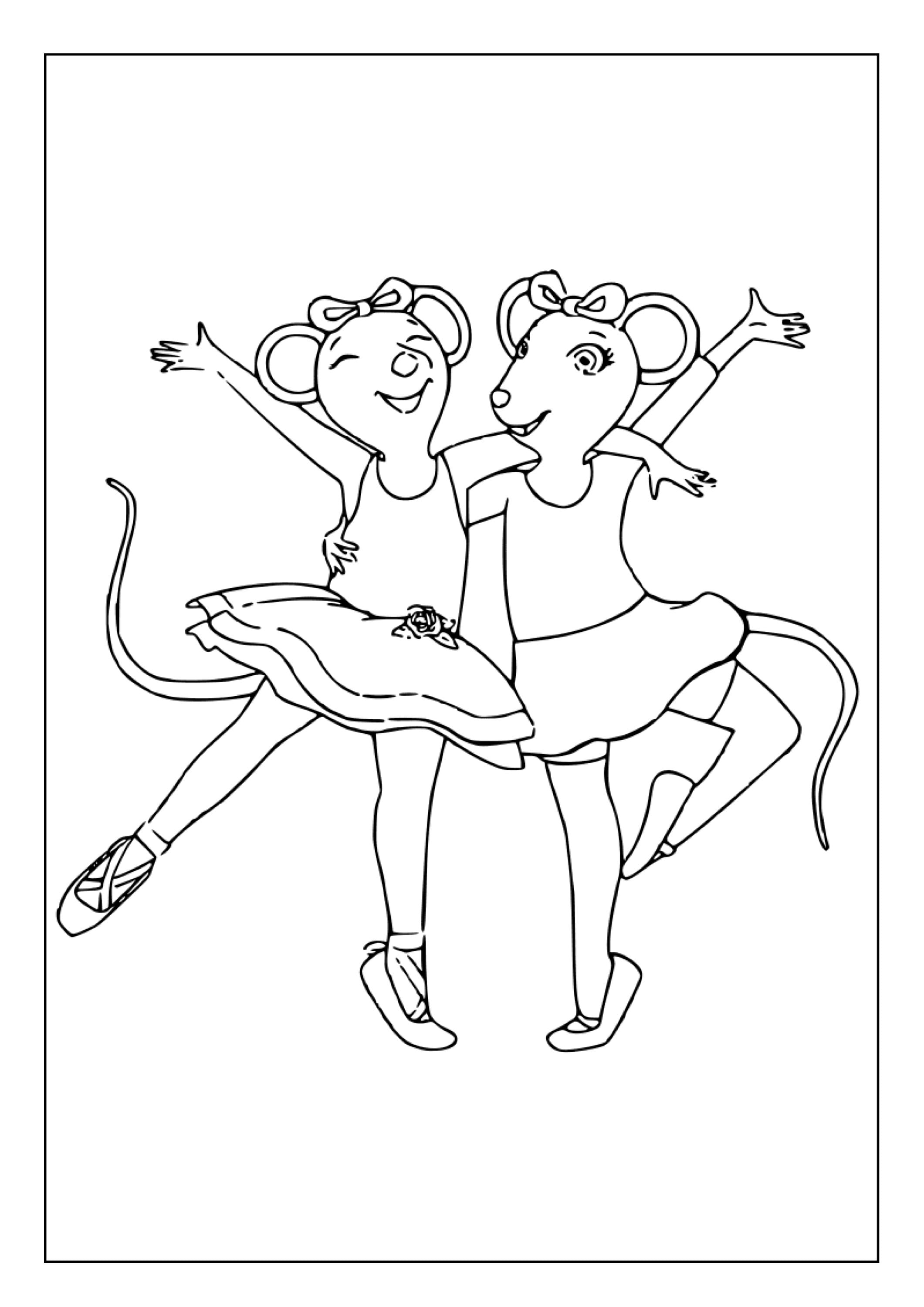 Printable Ballerina Coloring Pages for Kids and Adults | 70 Pages ...