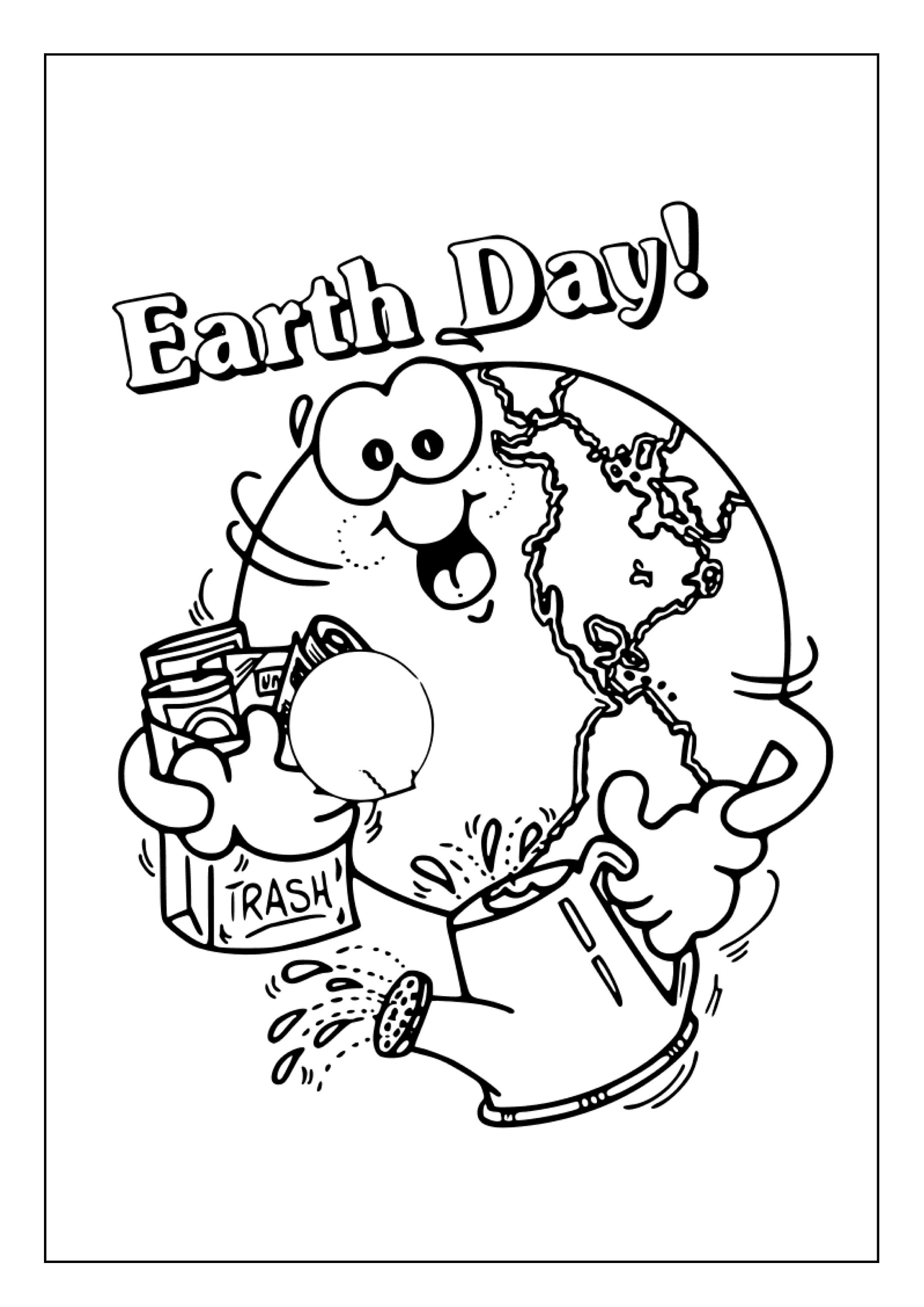 Printable Earth Day Coloring Pages for Kids & Adults | 100 Pages ...