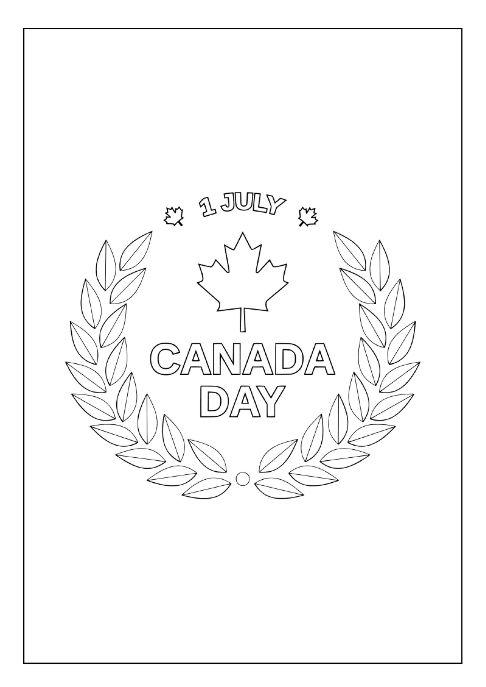 Printable Canada Day Coloring Pages for Kids & Adults | 40 Pages ...