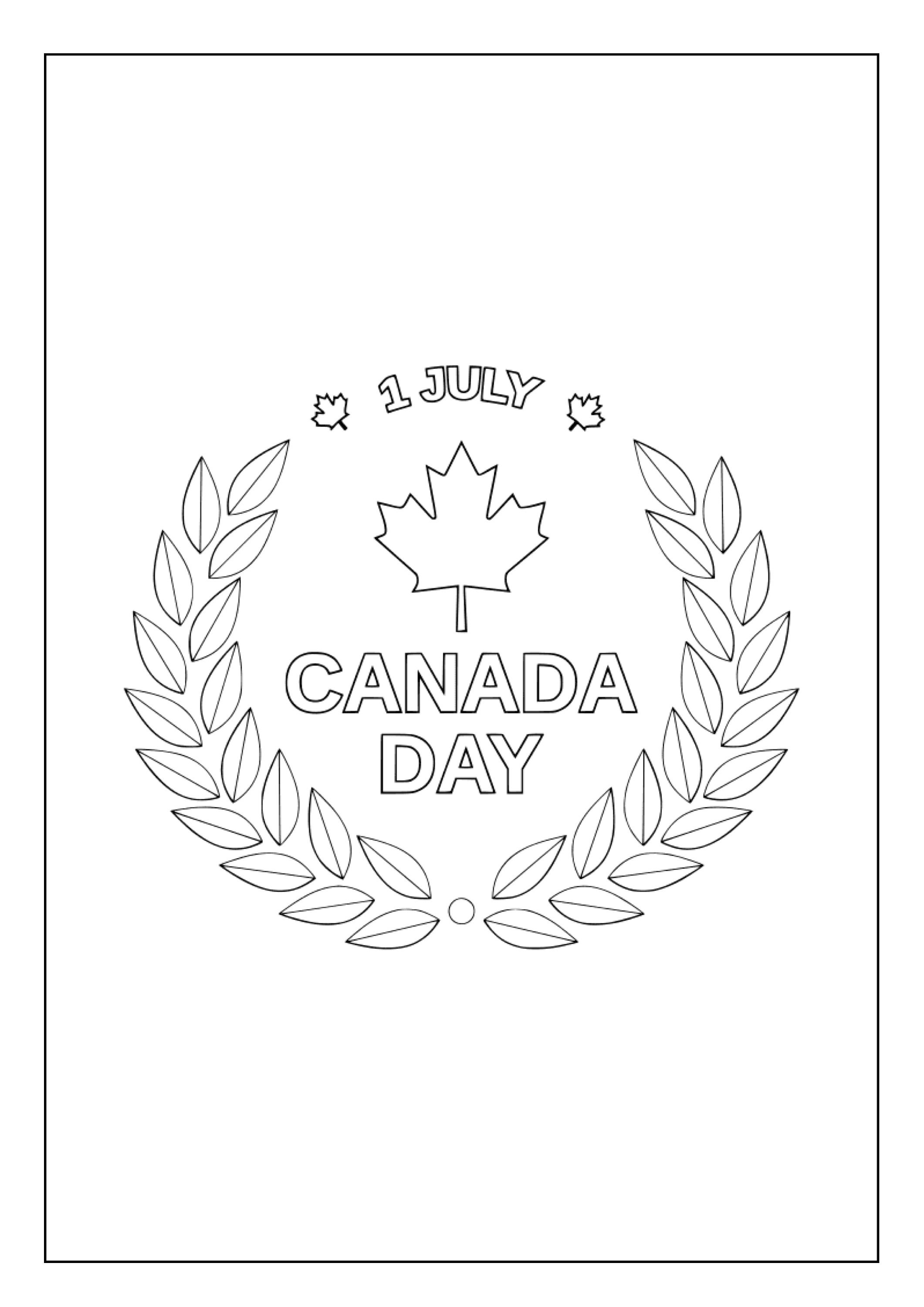 Printable Canada Day Coloring Pages for Kids & Adults | 40 Pages ...