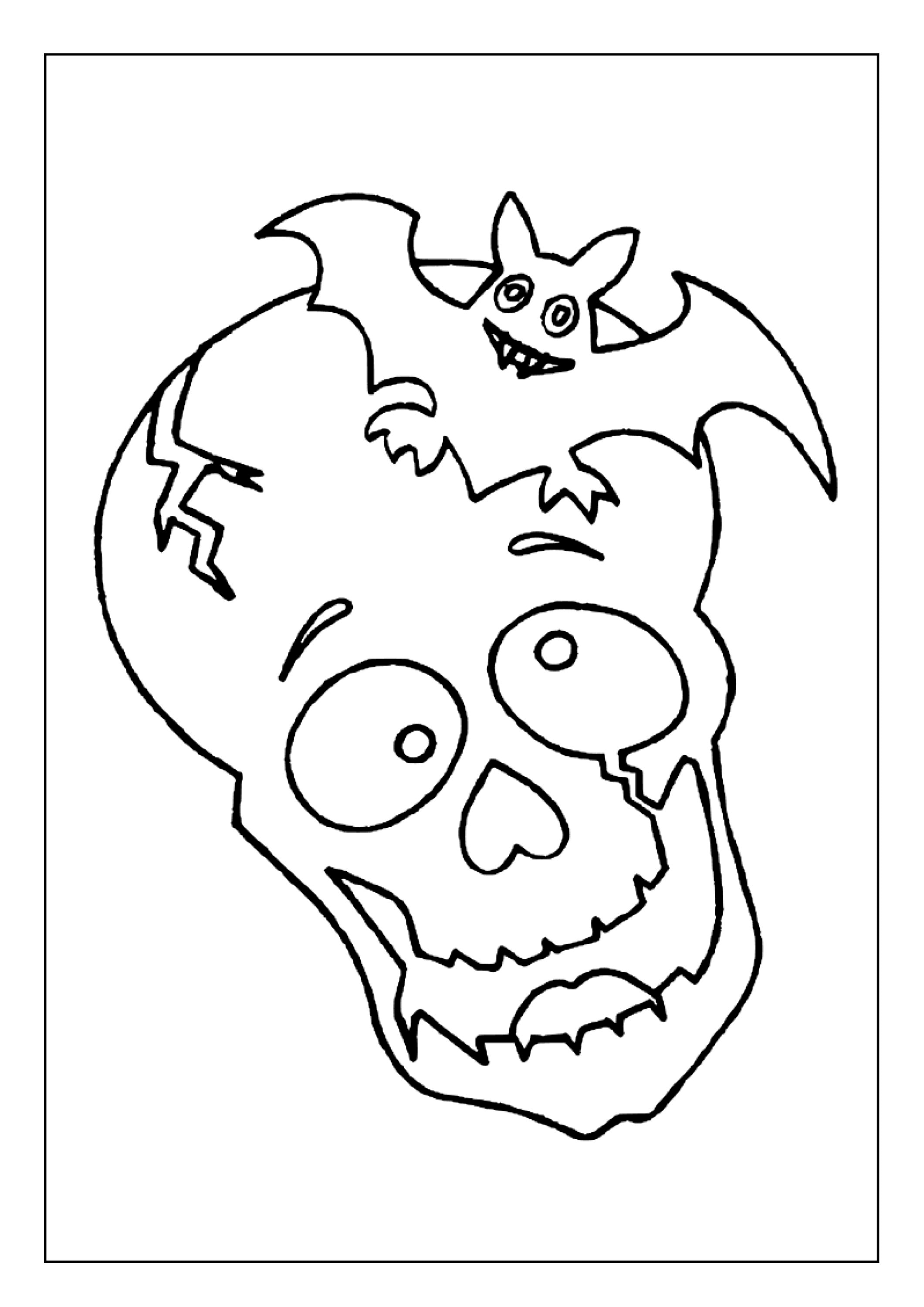 Printable Scary Coloring Pages for Kids and Adults 90 Pages Instant ...