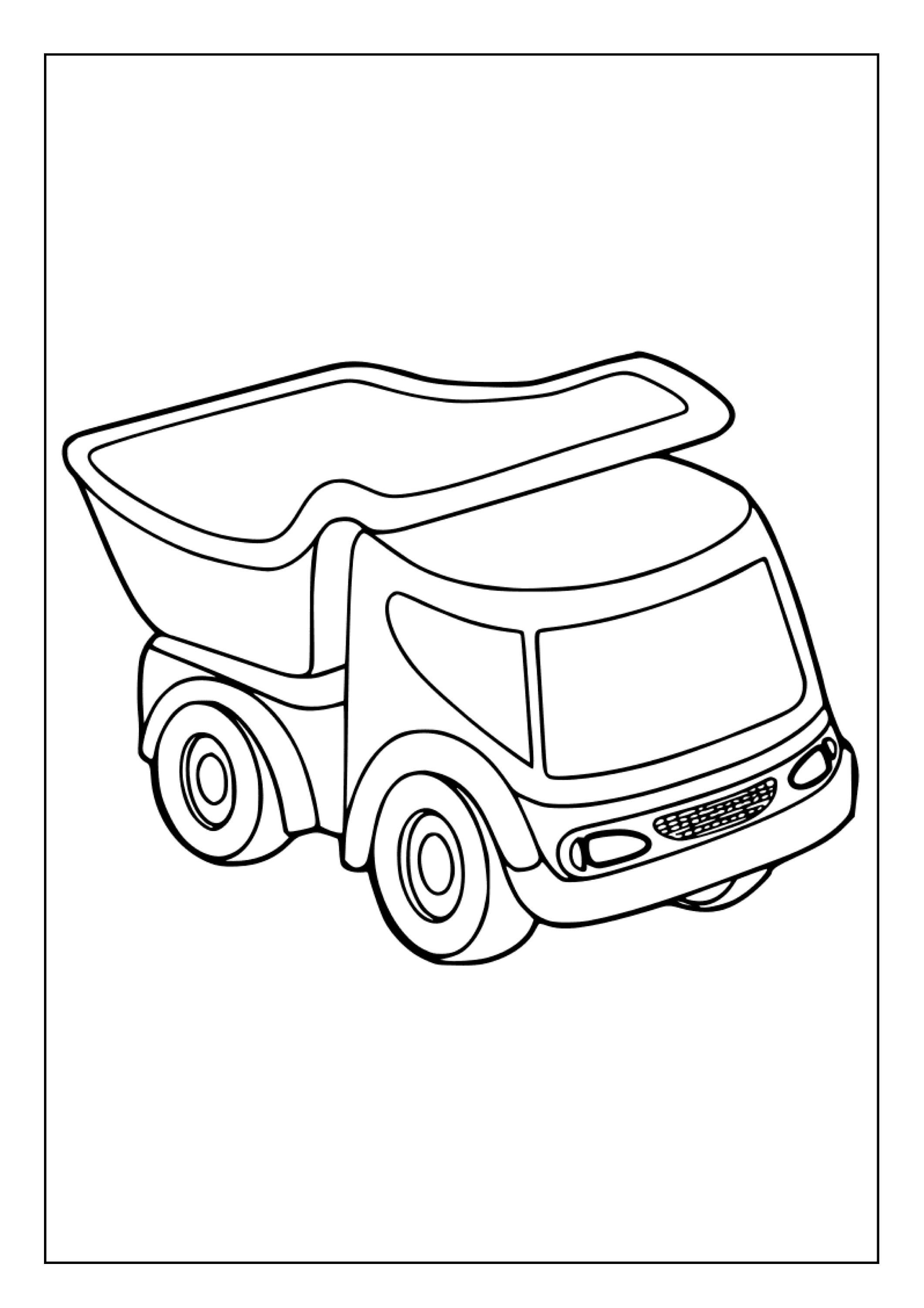 Printable Dump Truck Coloring Pages for Kids & Adults | 29 Pages ...