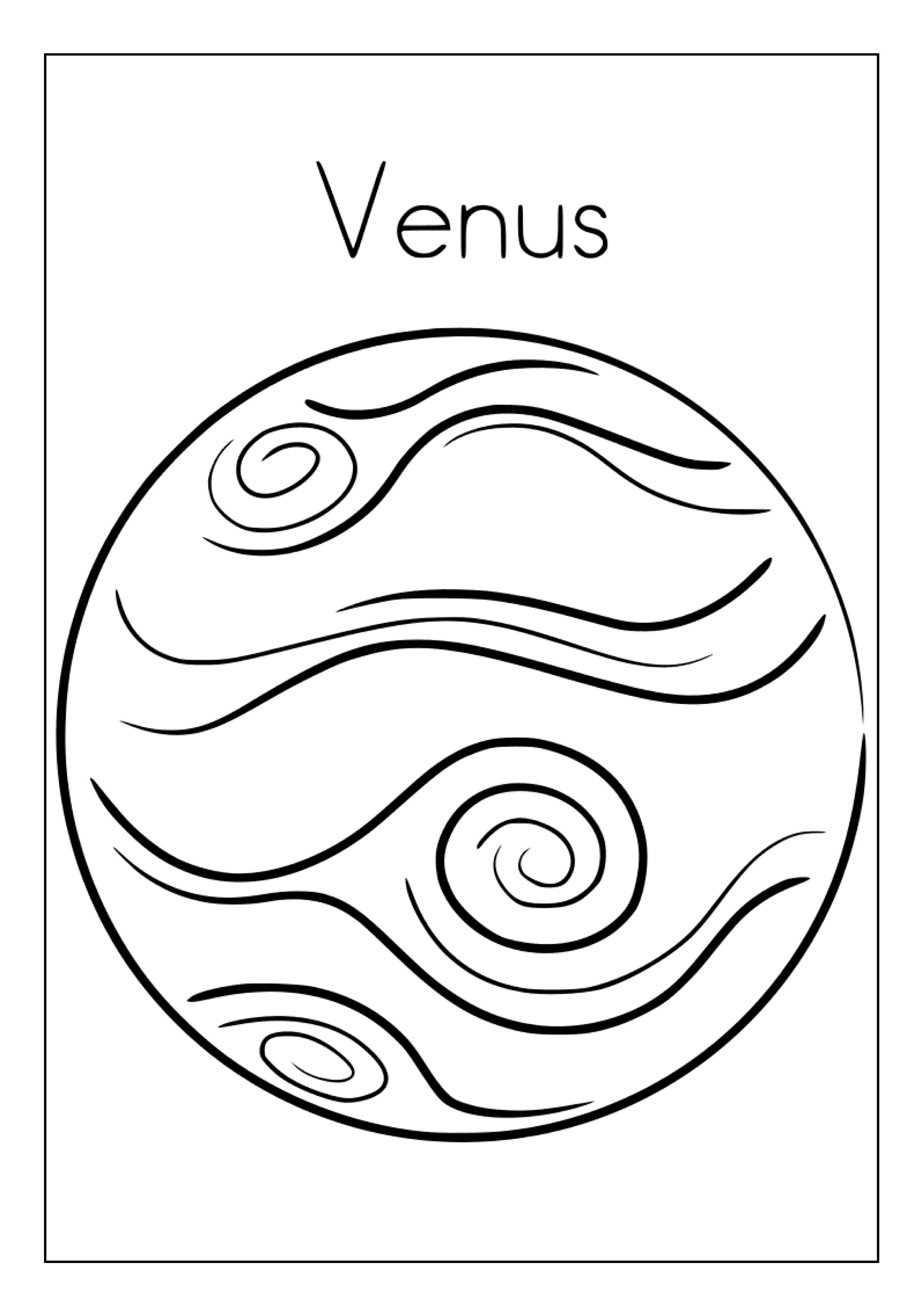 Printable Solar System Coloring Pages for Kids and Adults | 70 Pages ...