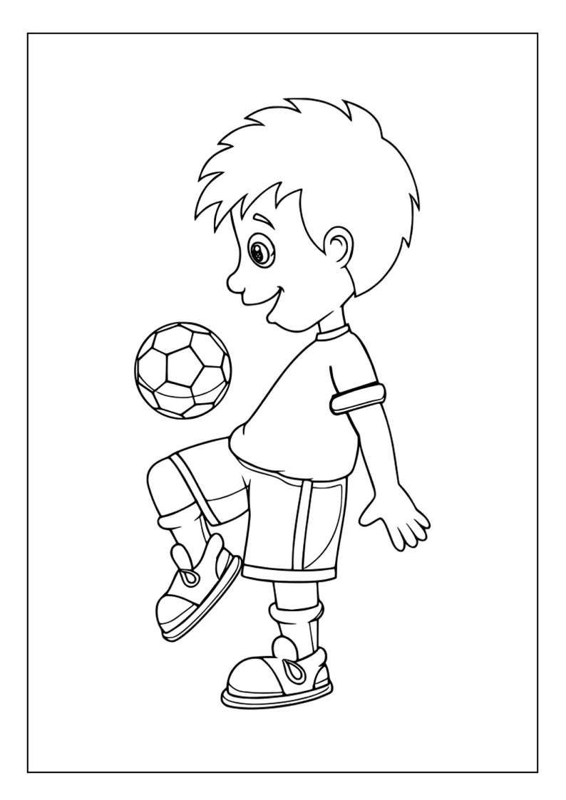 Printable Boys Coloring Pages for Kids & Adults | 55 Pages | Instant ...