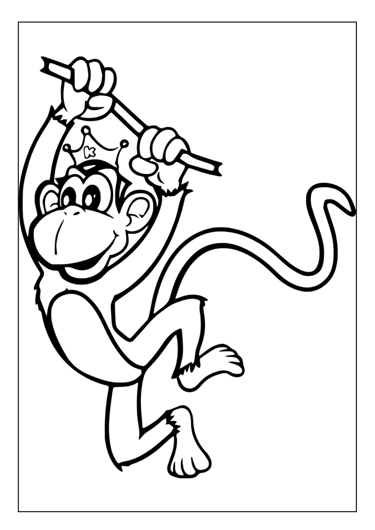 Printable Apes Coloring Pages for Kids & Adults | 50 Pages | Instant ...