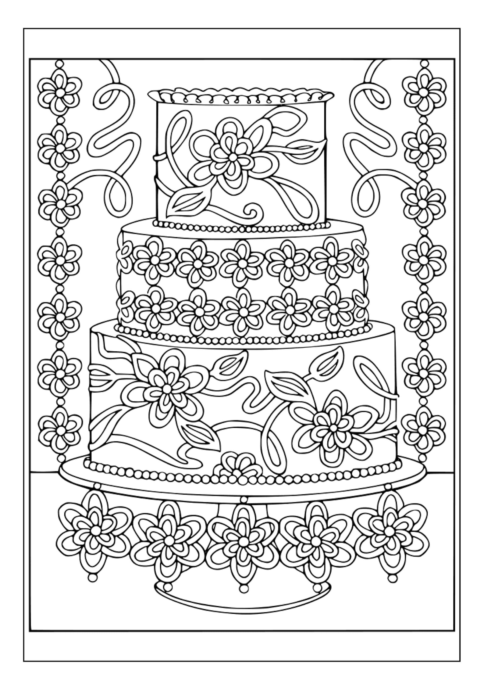 Printable Art Therapy Coloring Pages for Kids & Adults | 25 Pages ...