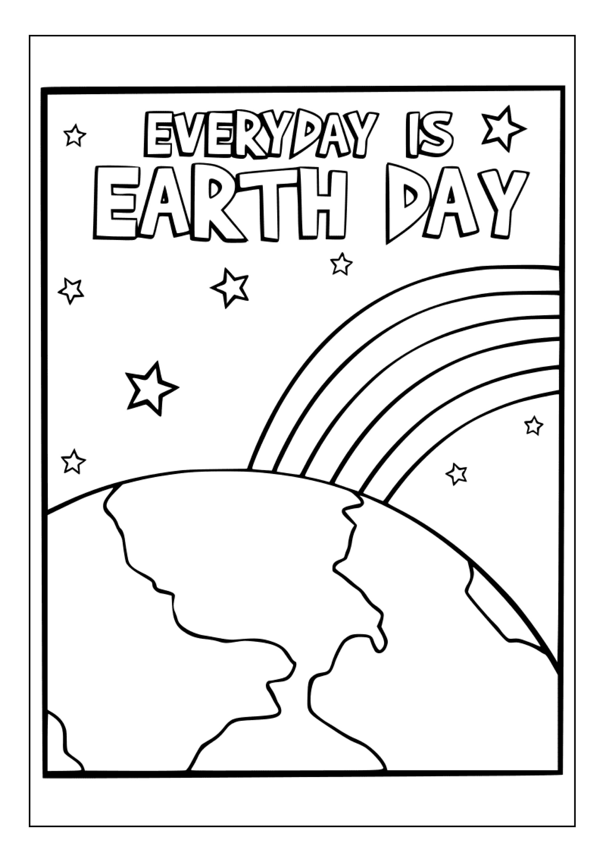 Printable Earth Day Coloring Pages for Kids & Adults | 100 Pages ...