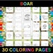 Printable Boar Coloring Pages for Kids & Adults |30 Pages | Instant ...