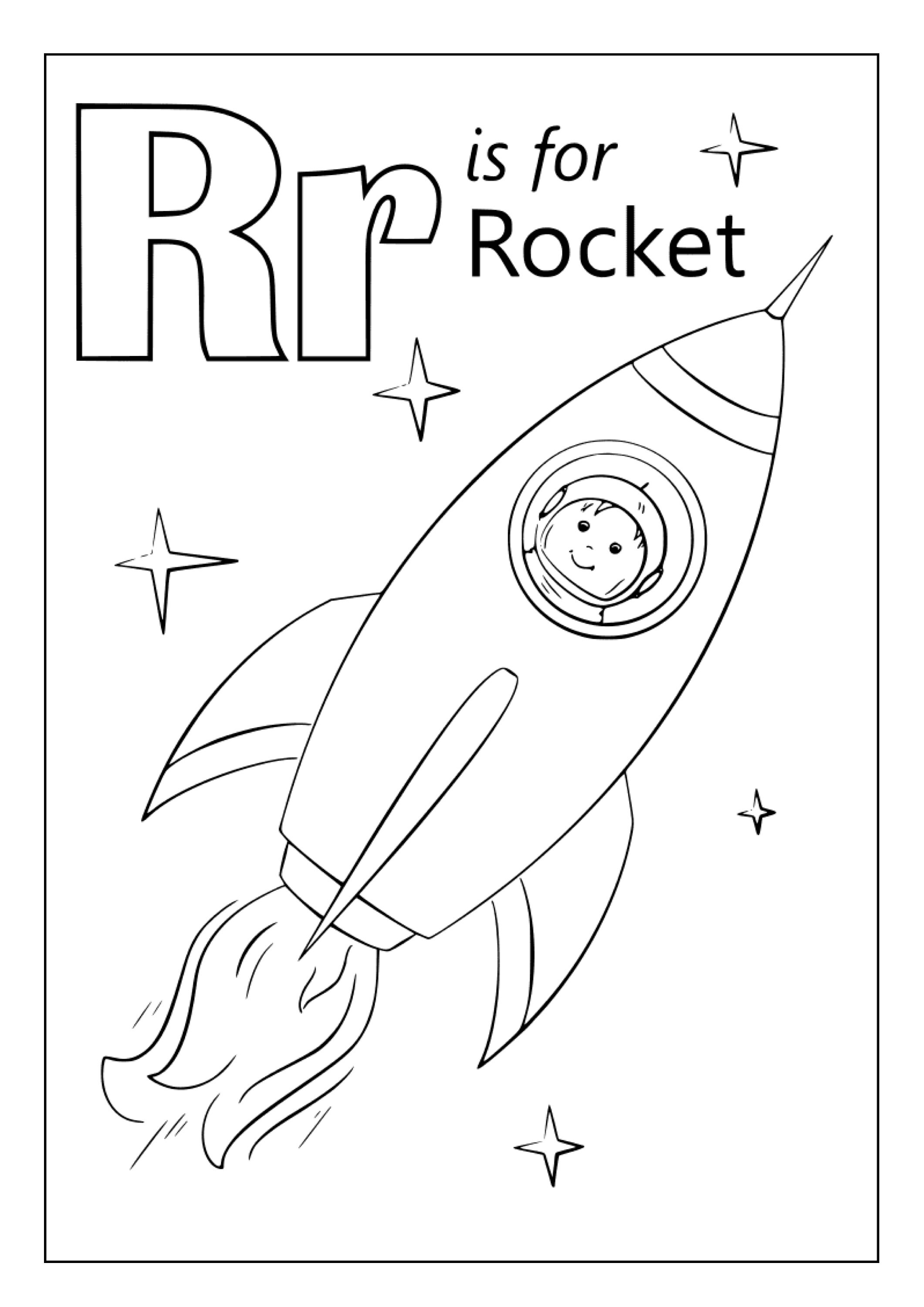 Printable Rocket Coloring Pages for Kids and Adults | 100 Pages ...