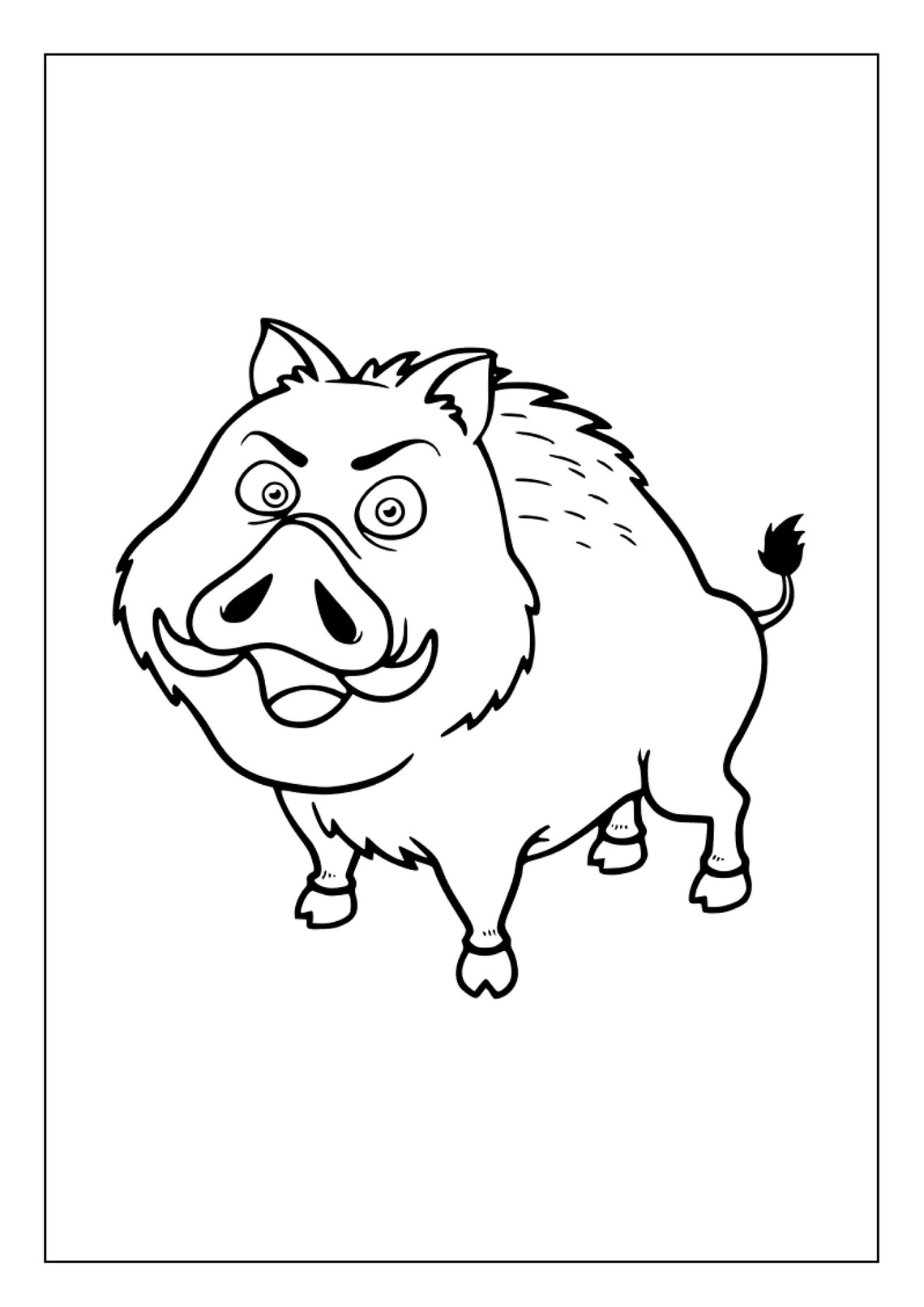 Printable Boar Coloring Pages for Kids & Adults |30 Pages | Instant ...