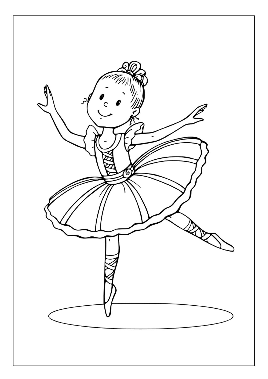 Printable Ballerina Coloring Pages for Kids and Adults | 70 Pages ...