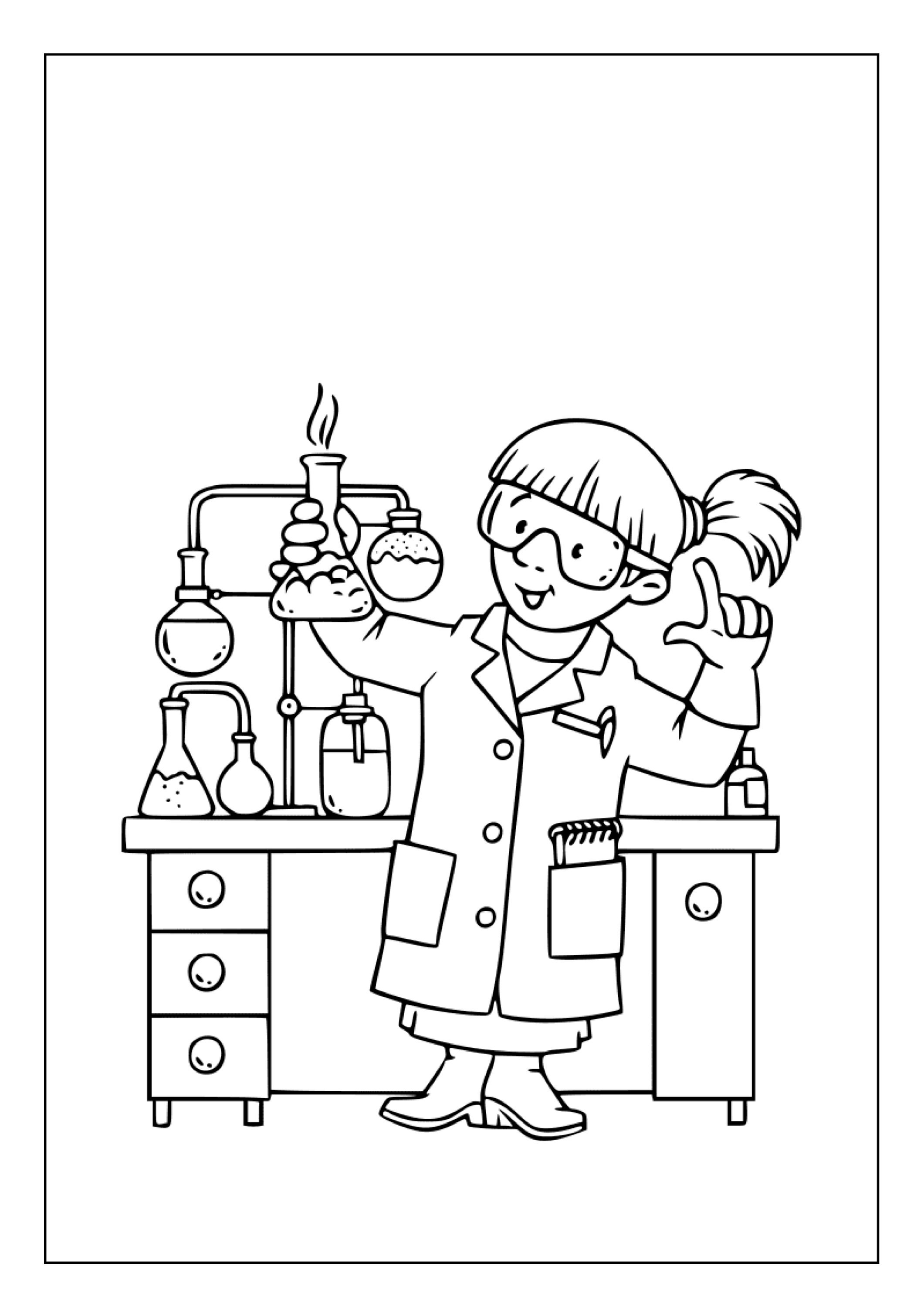 Printable Science Coloring Pages for Kids and Adults | 90 Pages ...