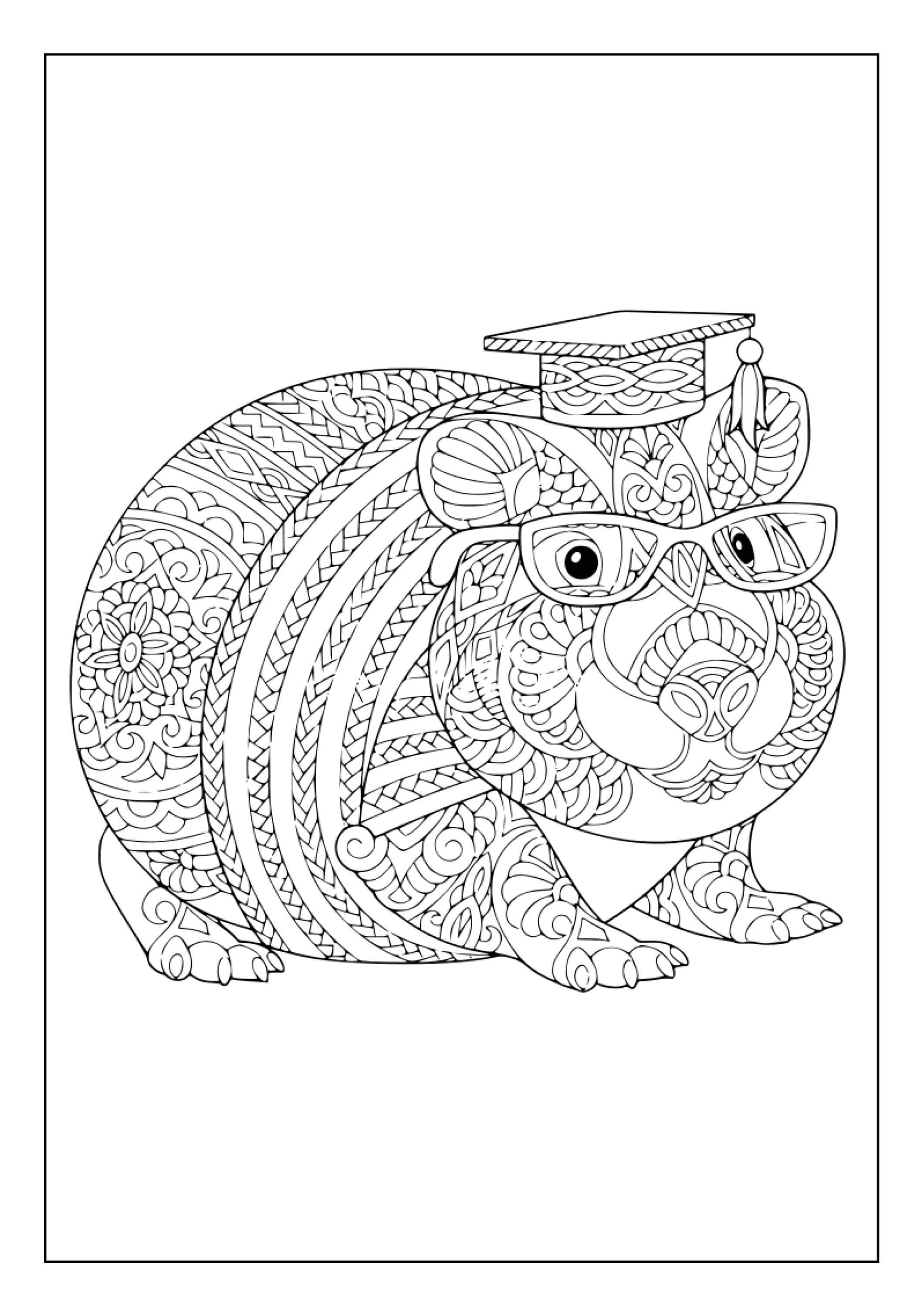Printable Capybara Coloring Pages for Kids & Adults | 35 Pages ...