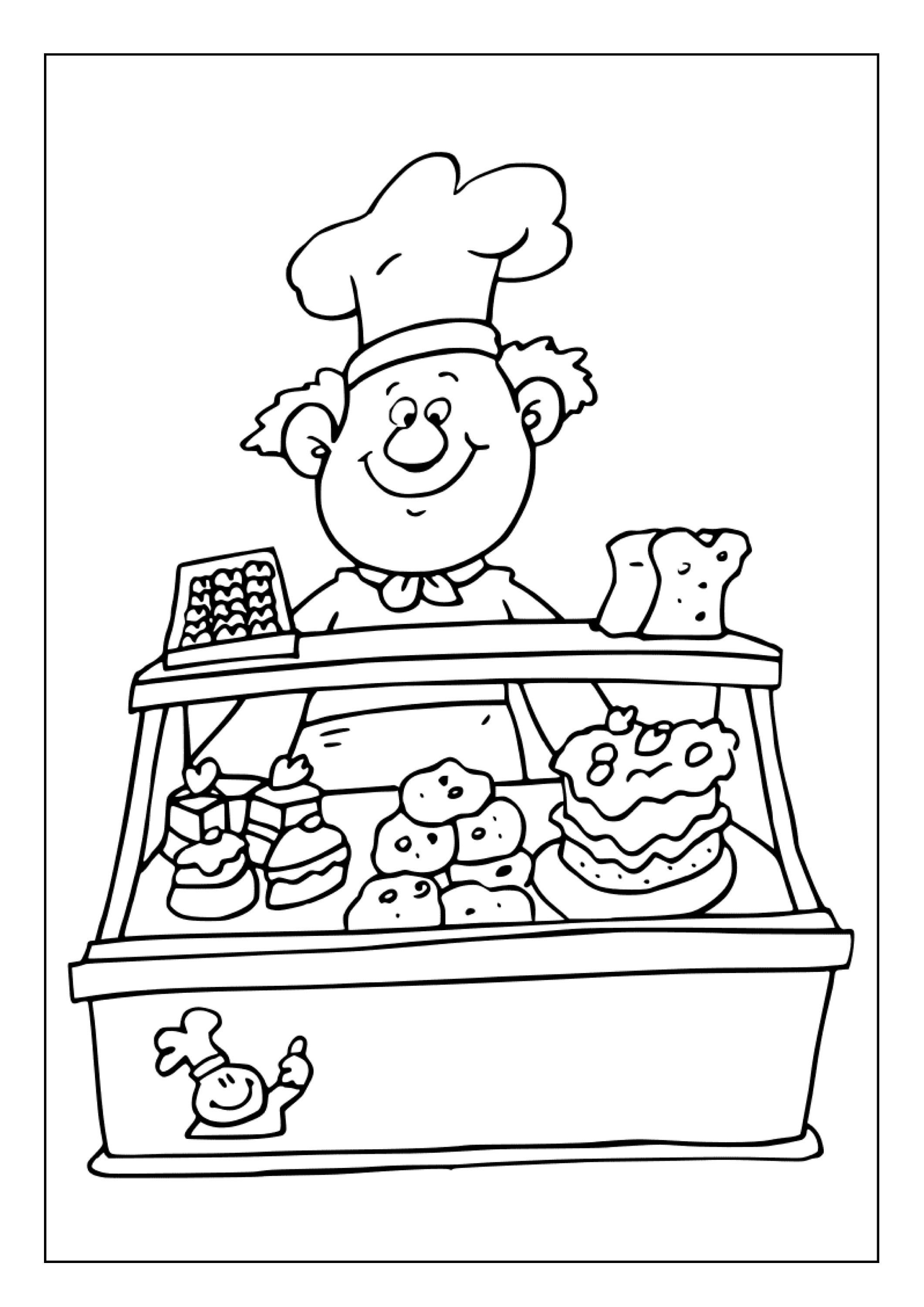 Printable Professions Coloring Pages for Kids and Adults 100 Pages ...