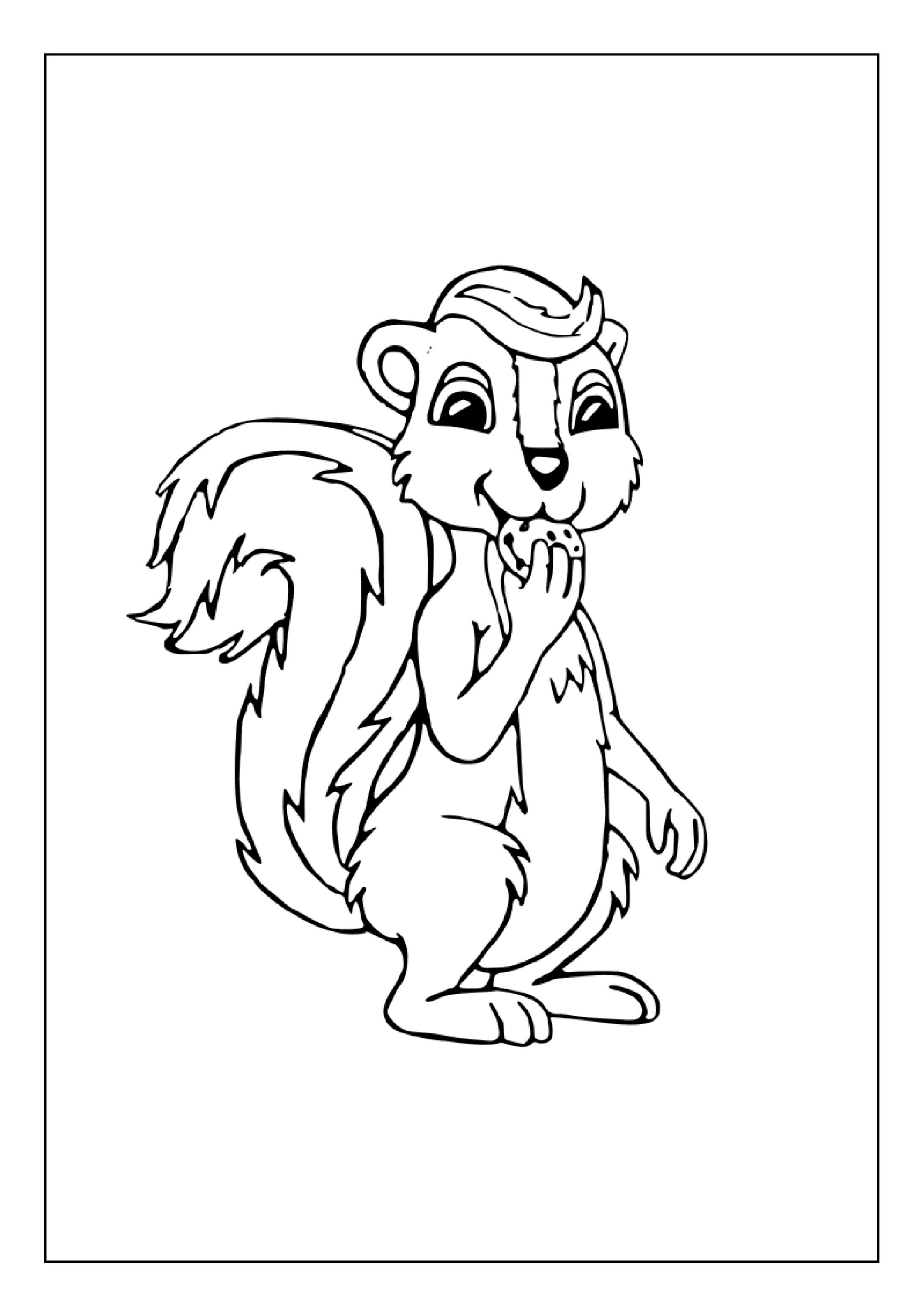Printable Skunk Coloring Pages for Kids & Adults 30 Pages Instant ...