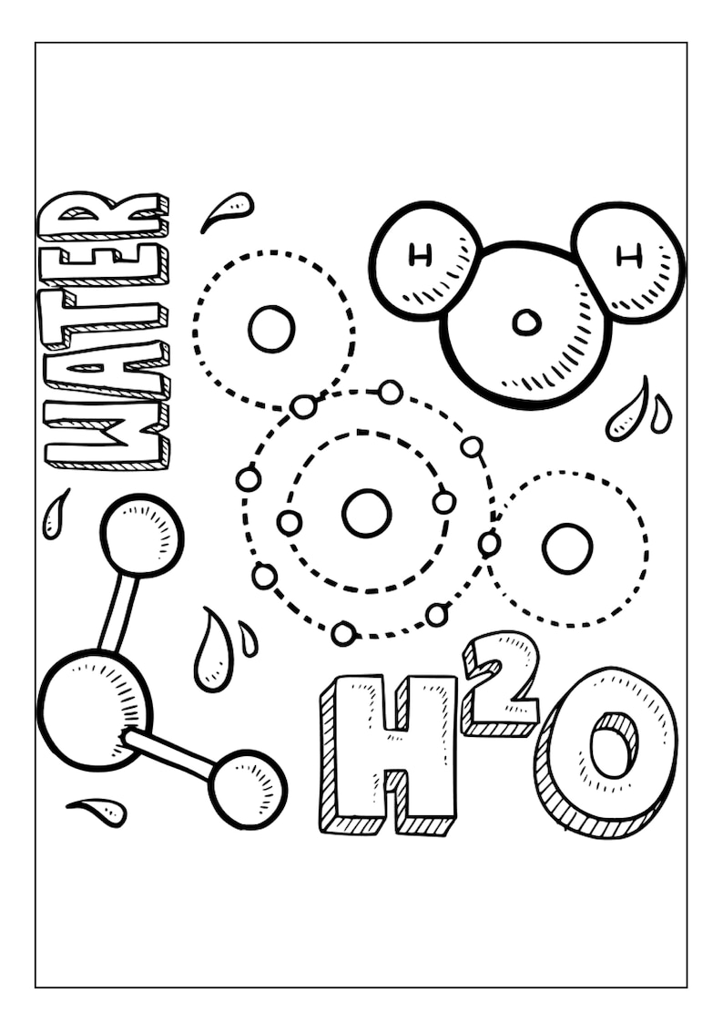 Printable Science Coloring Pages for Kids and Adults | 90 Pages ...