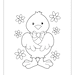 Printable Baby Chick Coloring Pages for Kids & Adults 25 Pages Instant ...