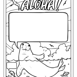 Printable Hawaii Coloring Pages for Kids & Adults | 65 Pages | Instant ...