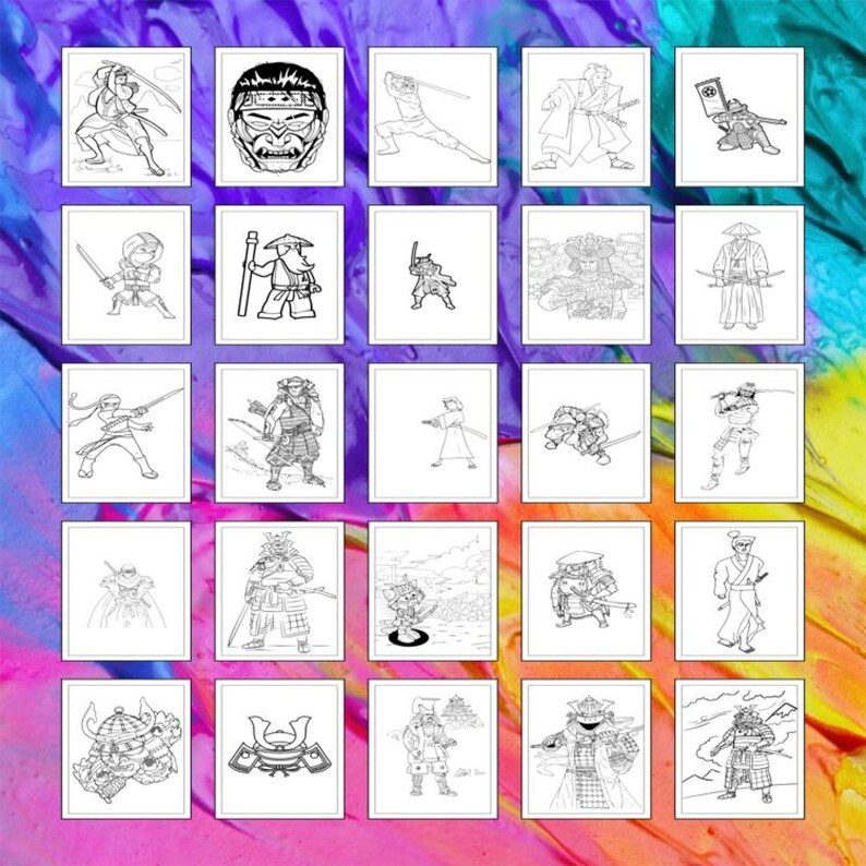 Printable Samurai Coloring Pages for Kids and Adults | 70 Pages ...