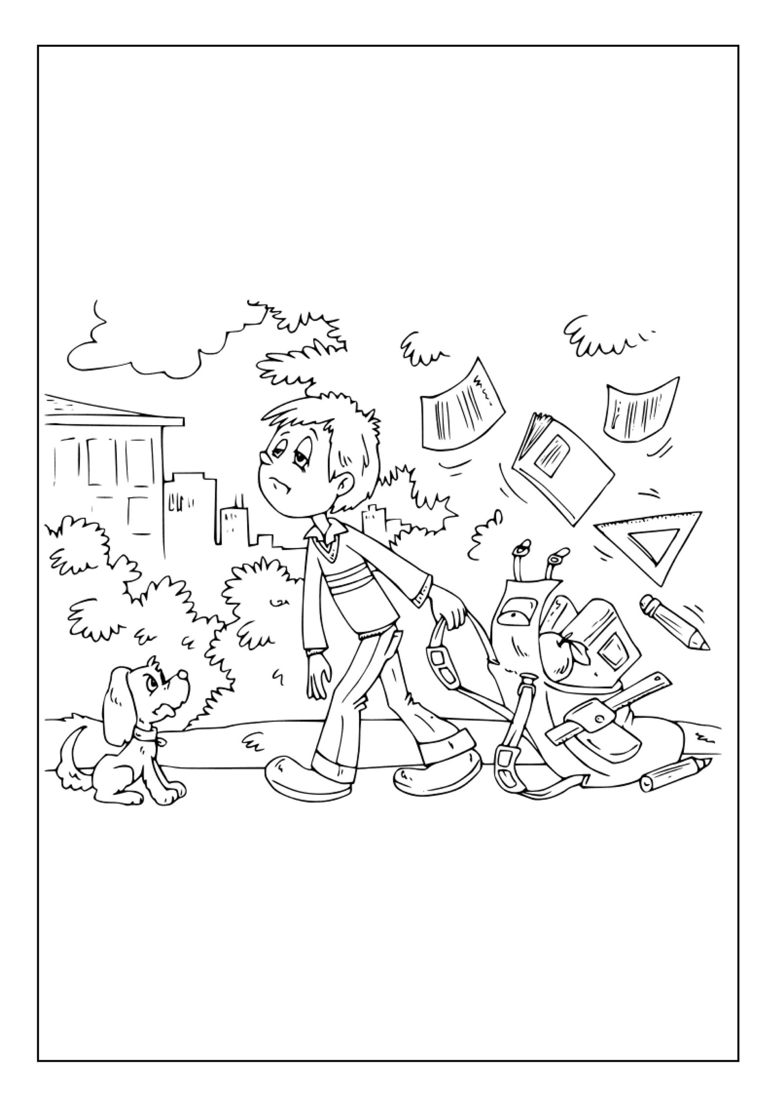 Printable Back to School Coloring Pages for Kids and Adults | 90 Pages ...