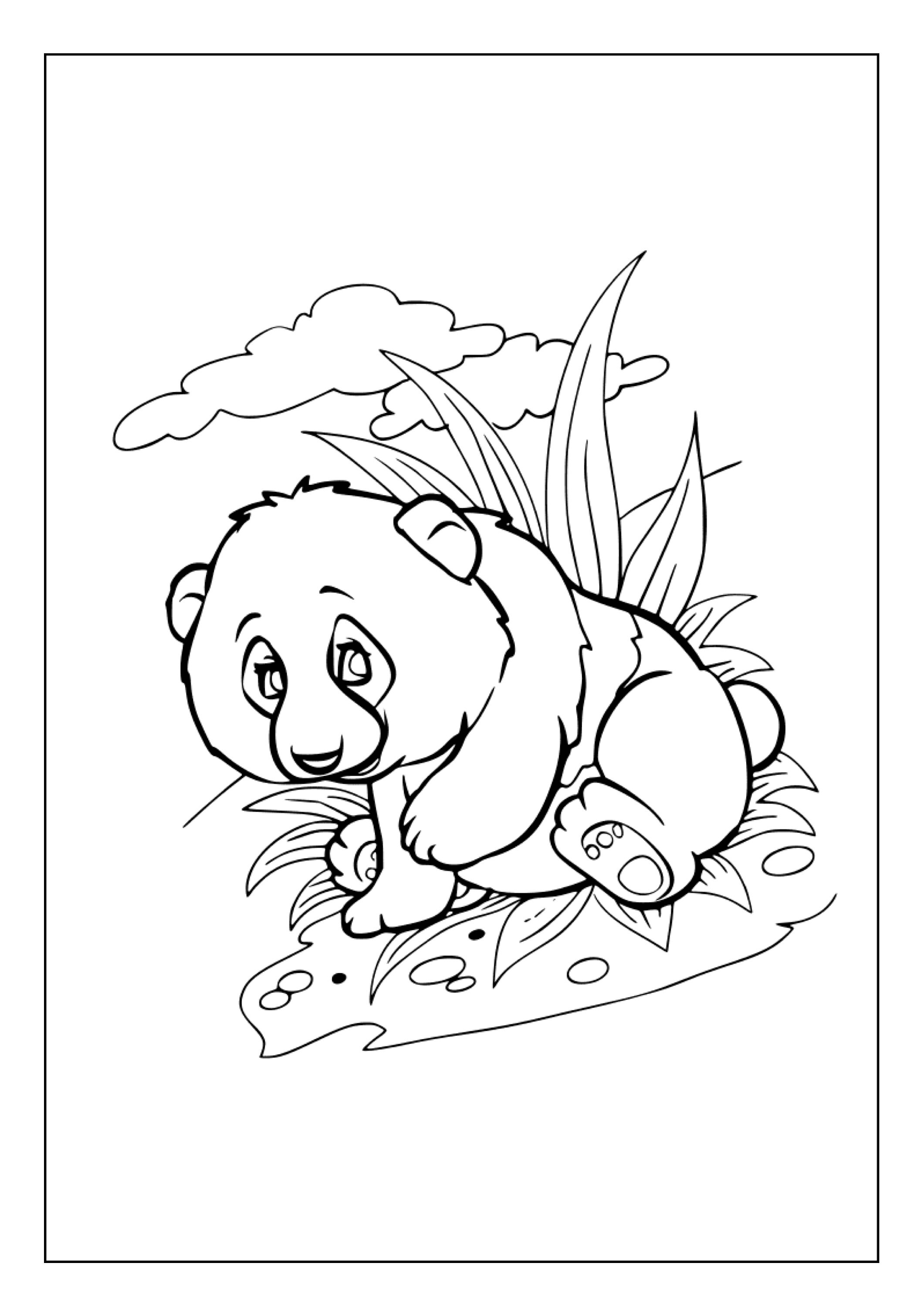 Printable Panda Coloring Pages for Kids and Adults | 90 Pages | Instant ...